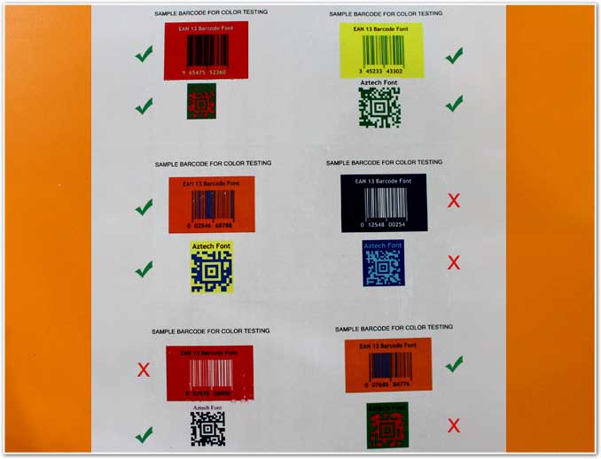 Barcode Color Guide at Mary Lockridge blog