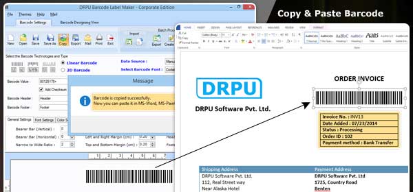 Copy and Paste Barcode on different applications - HowToBarcode Copy and Paste Barcode on different applications - HowToBarcode