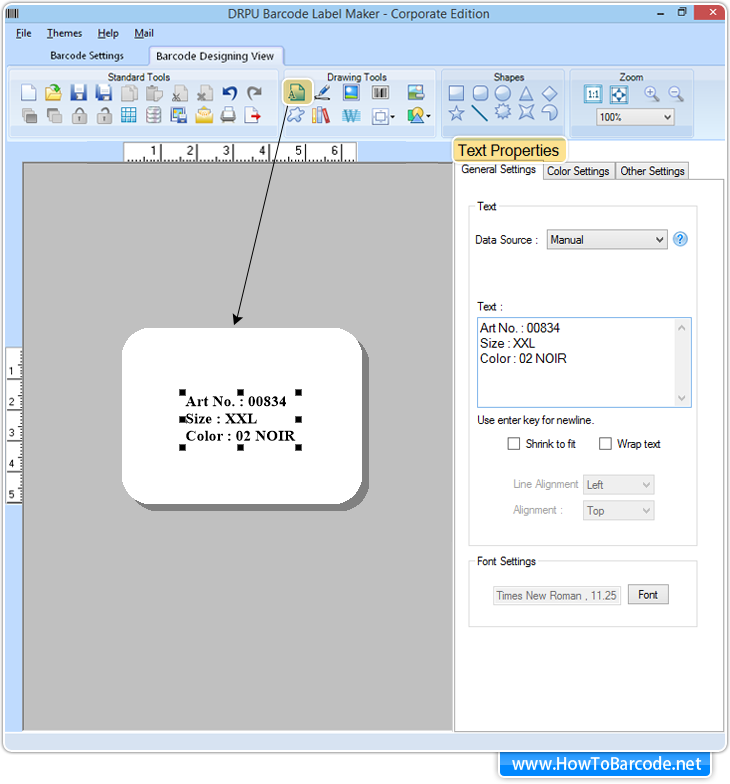 Design Multiple Barcodes On Same Label Howtobarcode