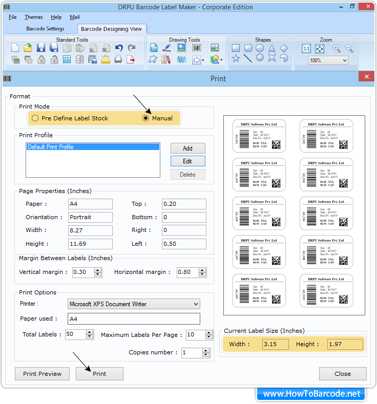Batch Processing With Barcode Designing View Howtobarcode
