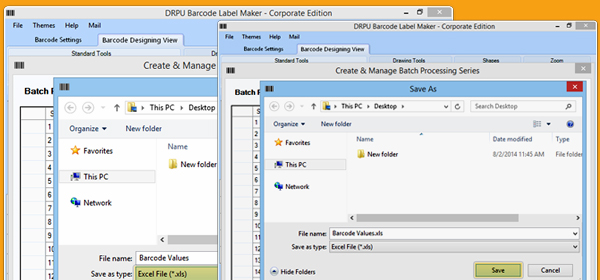 Export Barcode Values List With Designing View Howtobarcode
