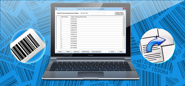 Export Barcode Values List With Designing View Howtobarcode