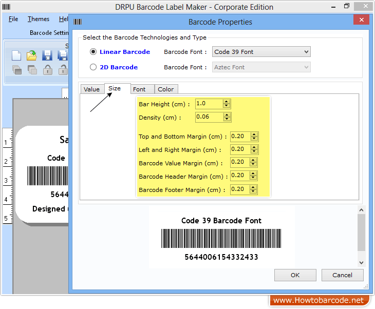Software Generate Code 39 Barcode Font Howtobarcode