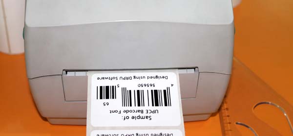 Upce Barcode Font Design Print Email Howtobarcode