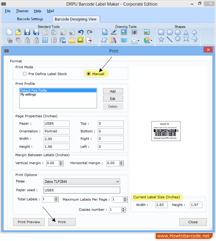Databar Code 128 Set C Two Dimensional Barcode Howtobarcode