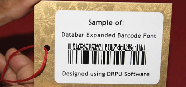 Create Databar Expanded Barcode Two Dimensional Font Howtobarcode