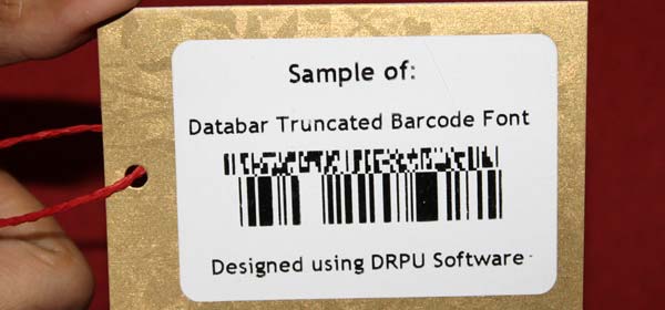 Databar Truncated 2d Barcode Font Howtobarcode