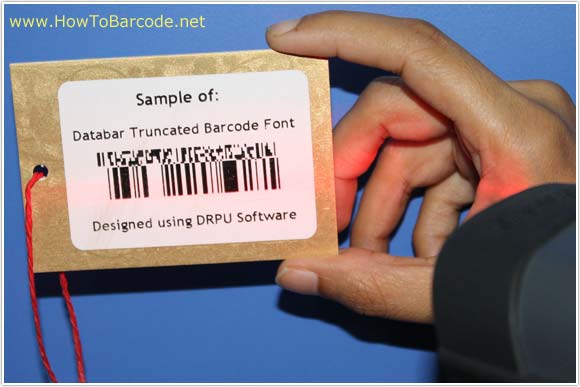 Databar Truncated 2d Barcode Font Howtobarcode