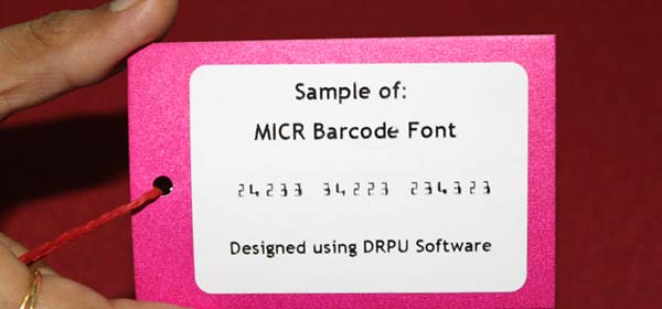Micr 2d Barcode Label Font Howtobarcode