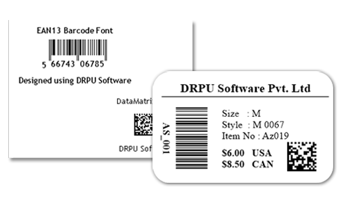 Mehrere Barcodes auf einem Etikett - Howtobarcode