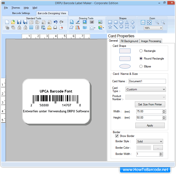 Upca Linear Barcode Font Howtobarcode