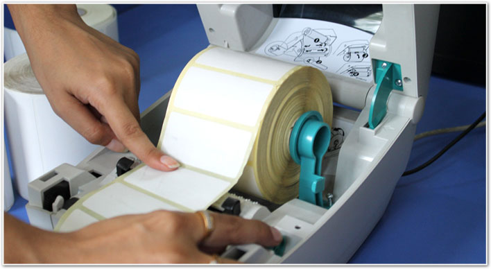 Thermal Barcode Printer prints label rolls – HowToBarcode