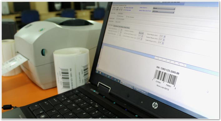 Thermal Barcode Printer prints label rolls – HowToBarcode