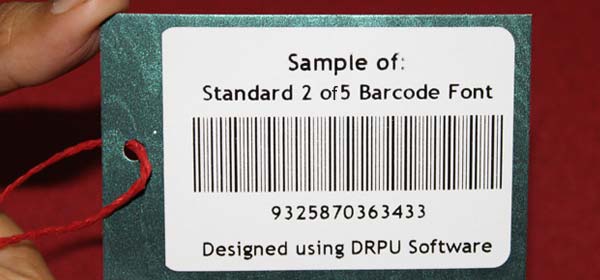 Standard 2 Of 5 Barcode Linear Font Howtobarcode