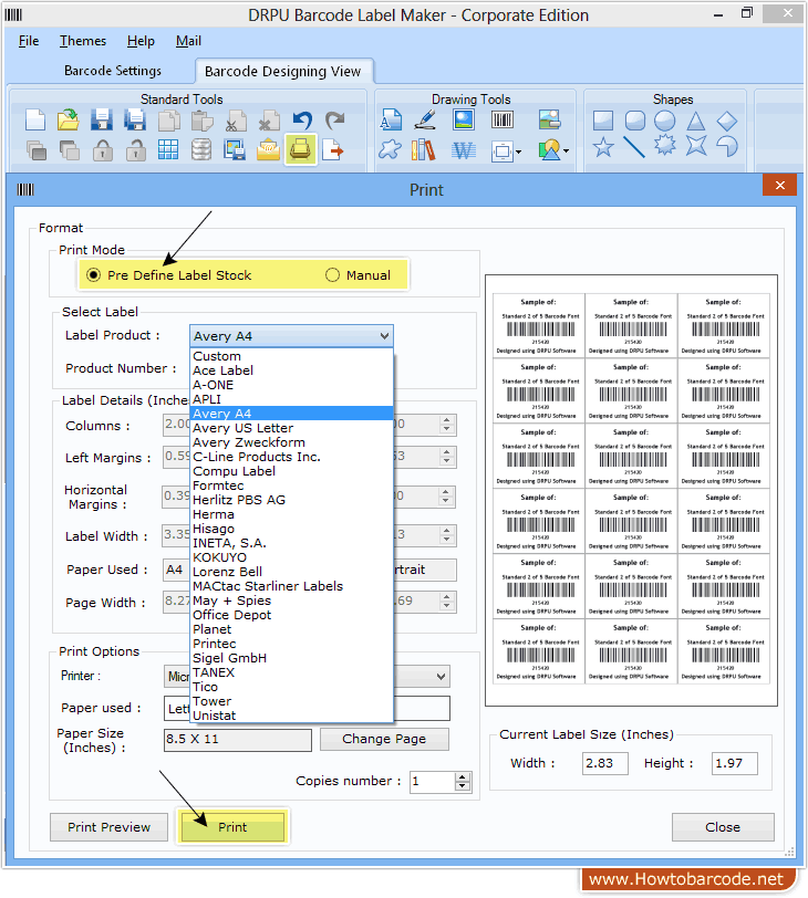 Standard 2 Of 5 Barcode Linear Font Howtobarcode