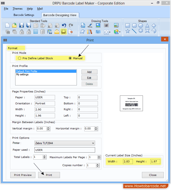 Create PDF417 2D Barcode Font – HowToBarcode