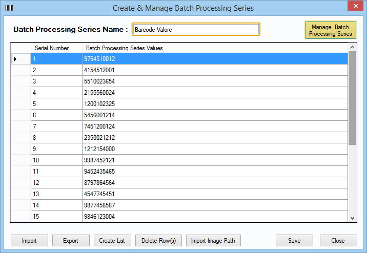 Barcode elaborazione in batch con vista progettazione - HowToBarcode