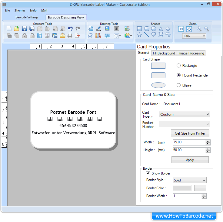 Postnet Linear Barcode Font - Howtobarcode