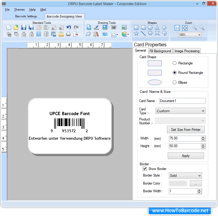 UPCE Linear Barcode Font - Howtobarcode