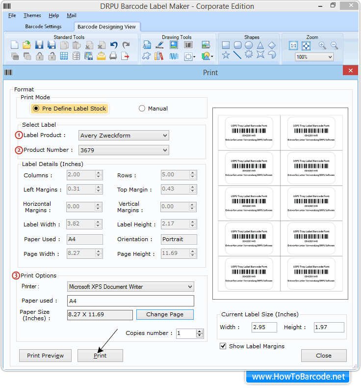 USPS Tray Label Barcode Font - Howtobarcode